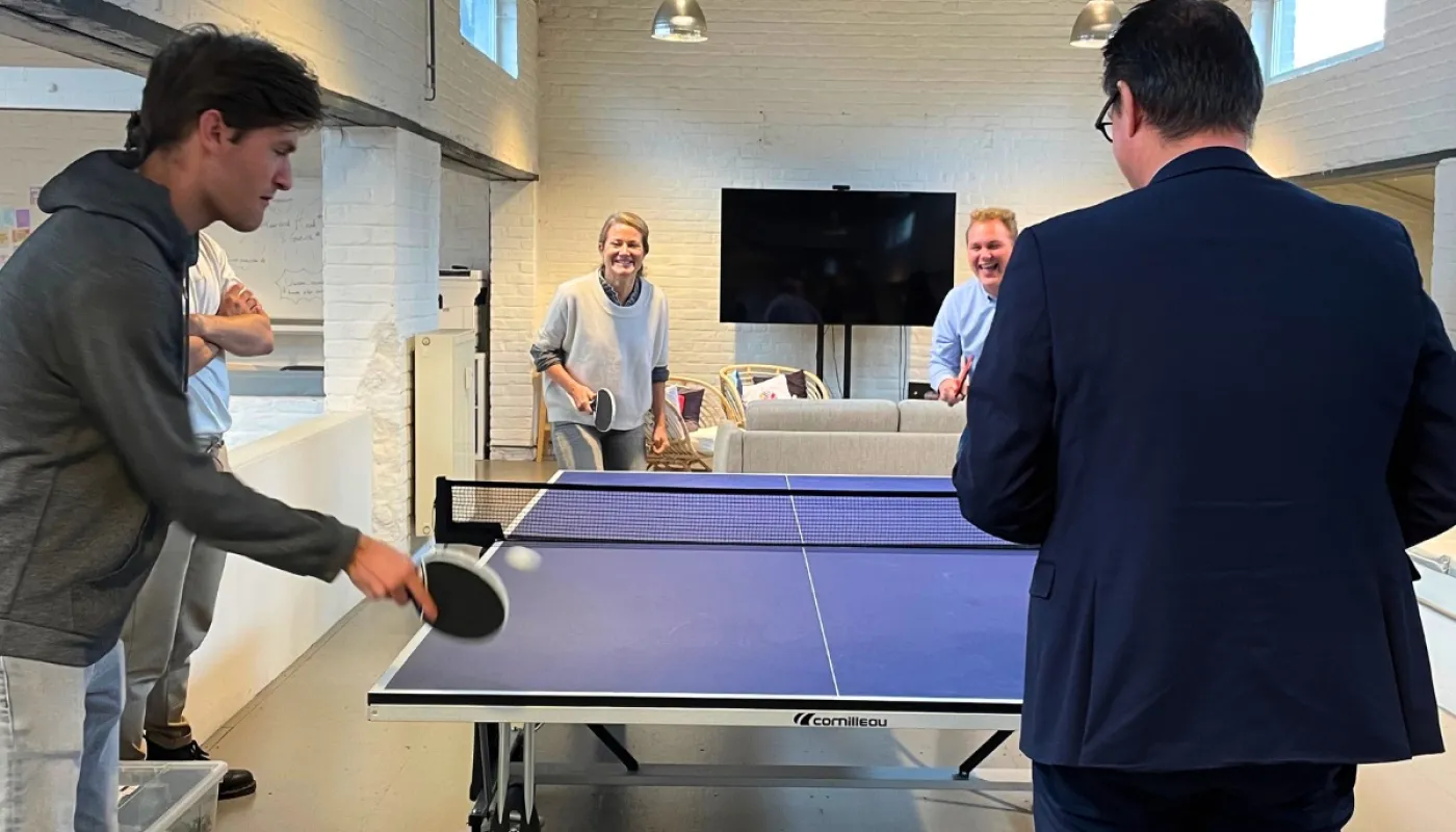 Funkey welcomes Unizo, managing director Danny Van Assche and MP ...