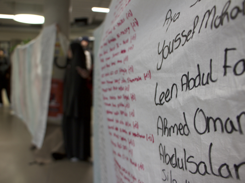 In beeld: KDG-studenten komen samen in solidariteit met Palestina ...